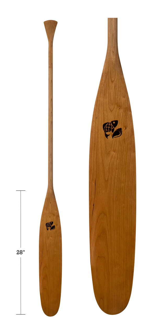 5” Cherry Wood Ottertail – Fishell Paddles US